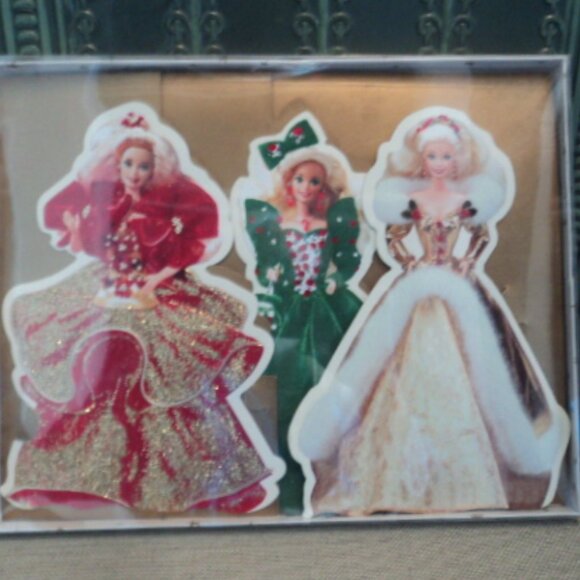 Hallmark Barbie | Holiday | Vintage Christmas Barbie Stand Up Display ...